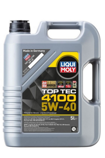 LIQUI MOLY TOP TEC 4100 5W-40 5L > LIQUI MOLY